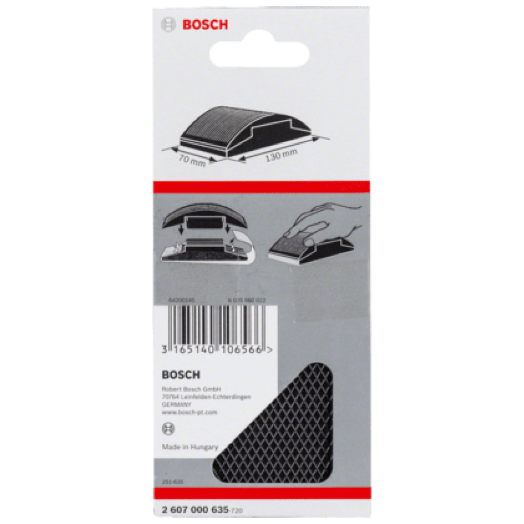 Hand Sanding Rubber Block – Apex Bosch Power Tools
