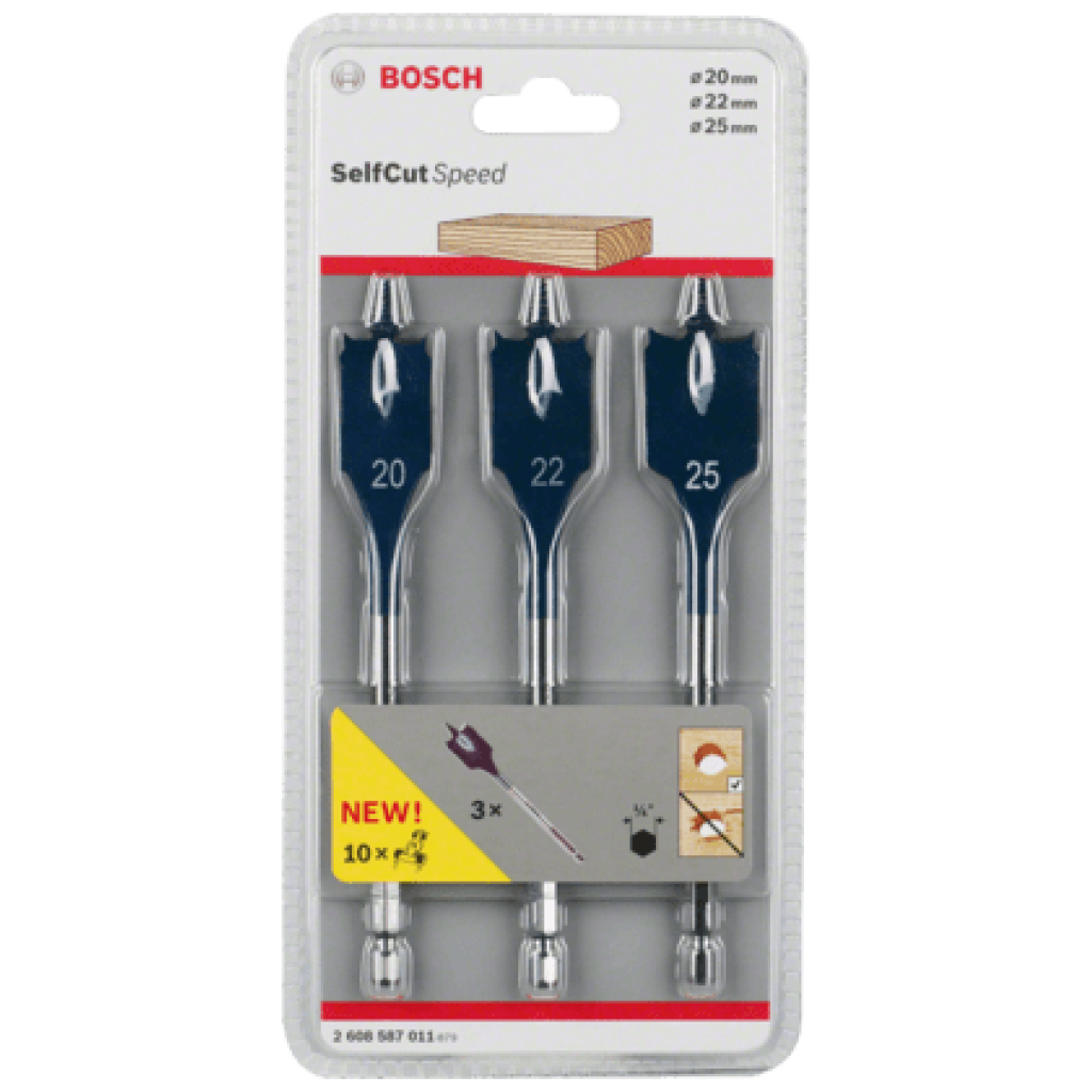 Self-Cut Speed Spade Bit Set, 7-piece – Apex Bosch Power Tools